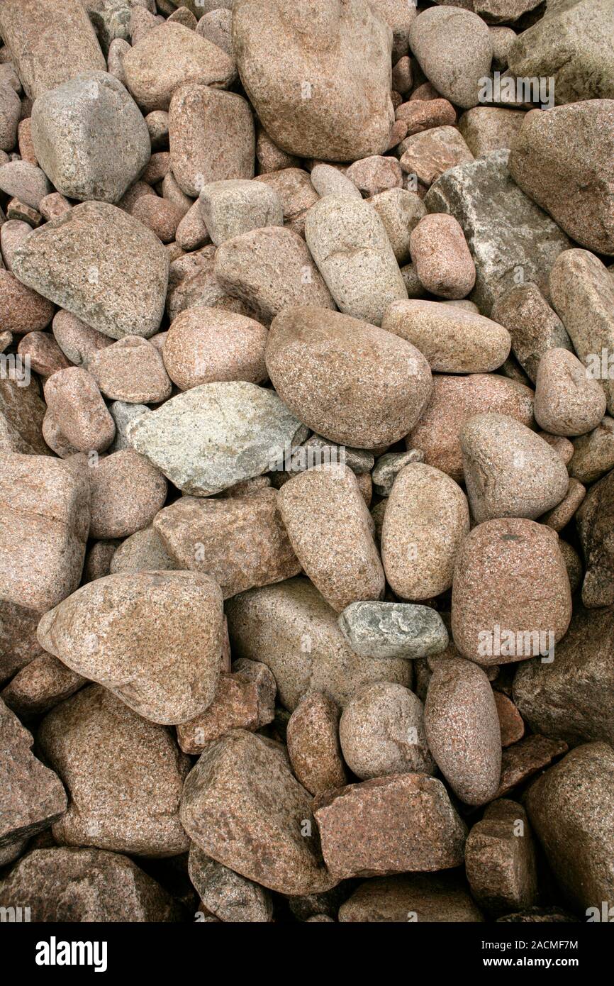 Water worn rocks, Acadia National Park, Maine Stock Photo - Alamy