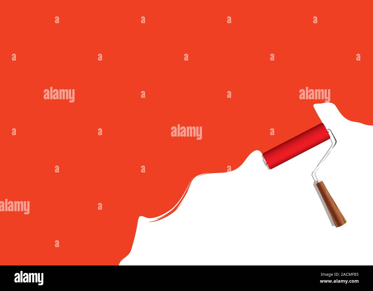 Paint roller background Stock Photo - Alamy