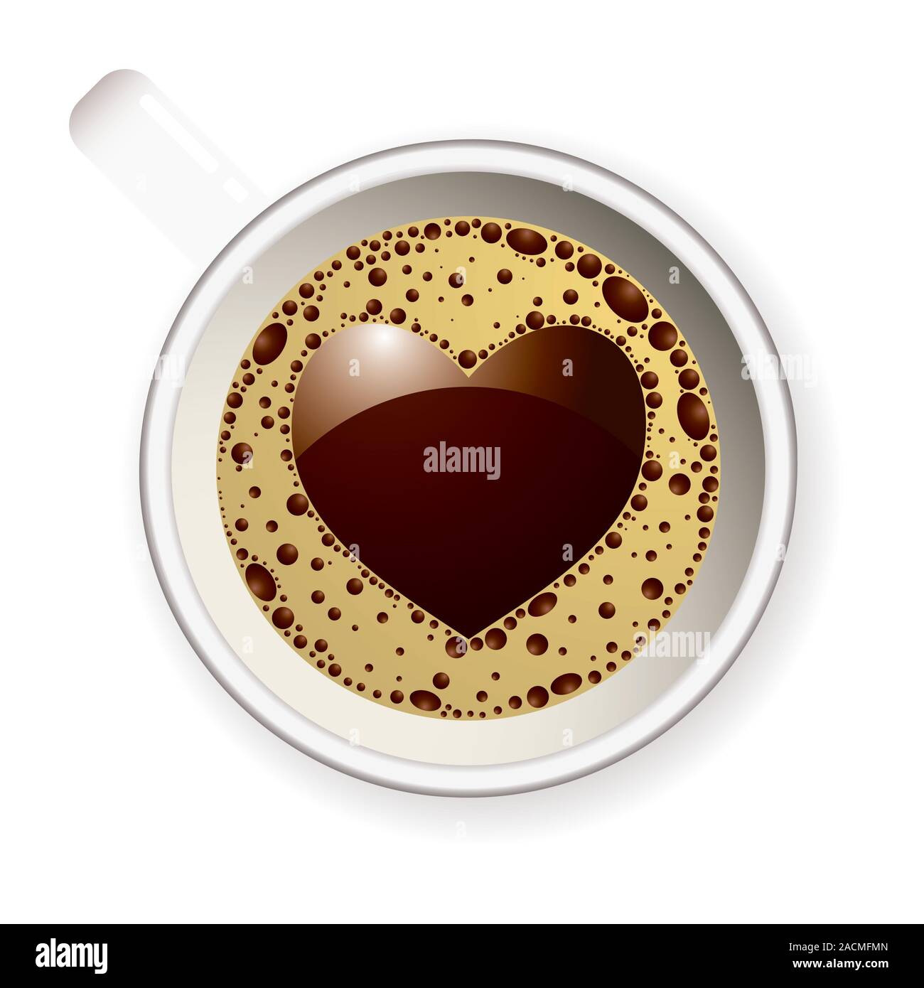 Heart shadow mug hi-res stock photography and images - Alamy