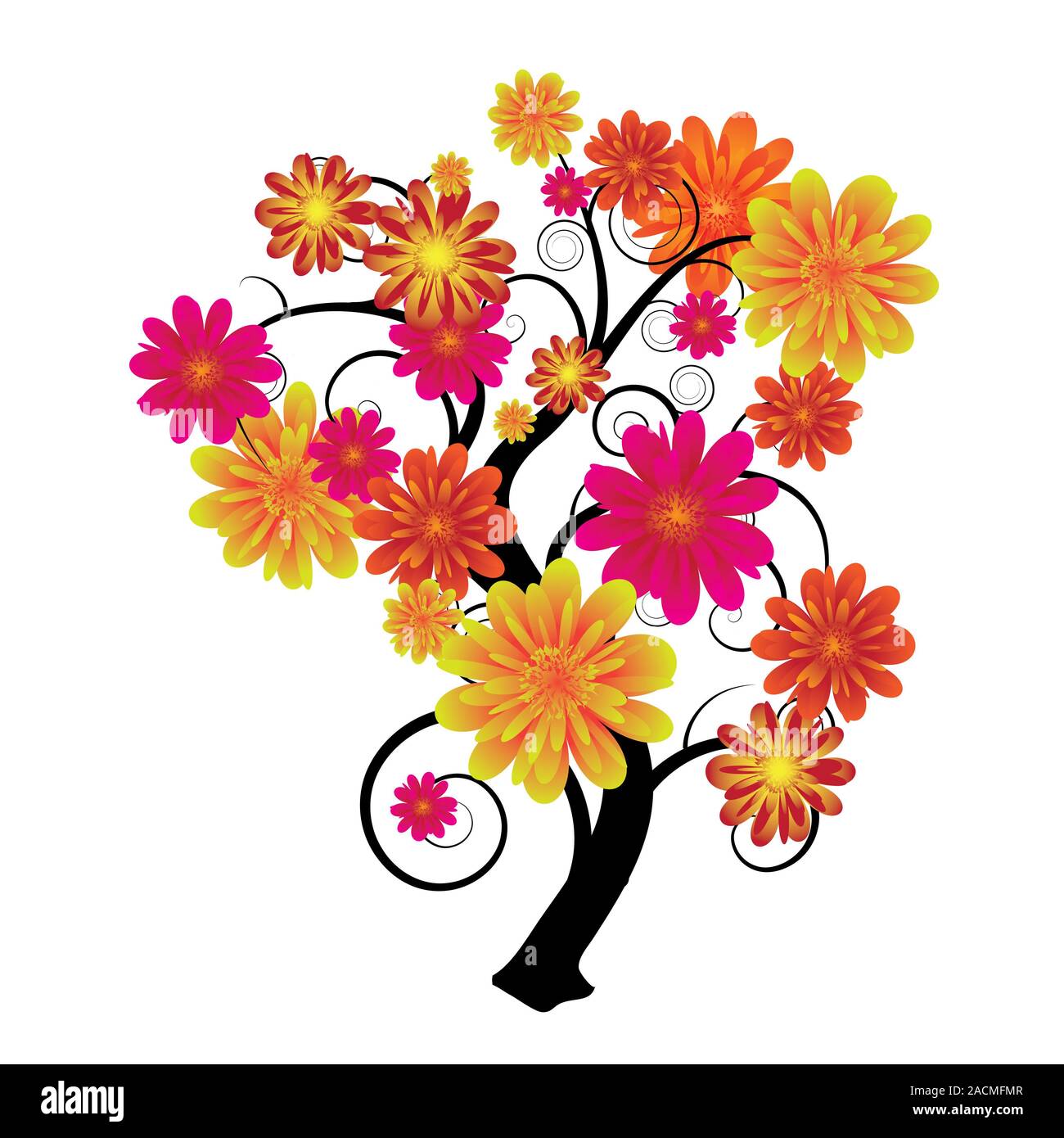 Sunflower tree Cut Out Stock Images & Pictures - Alamy