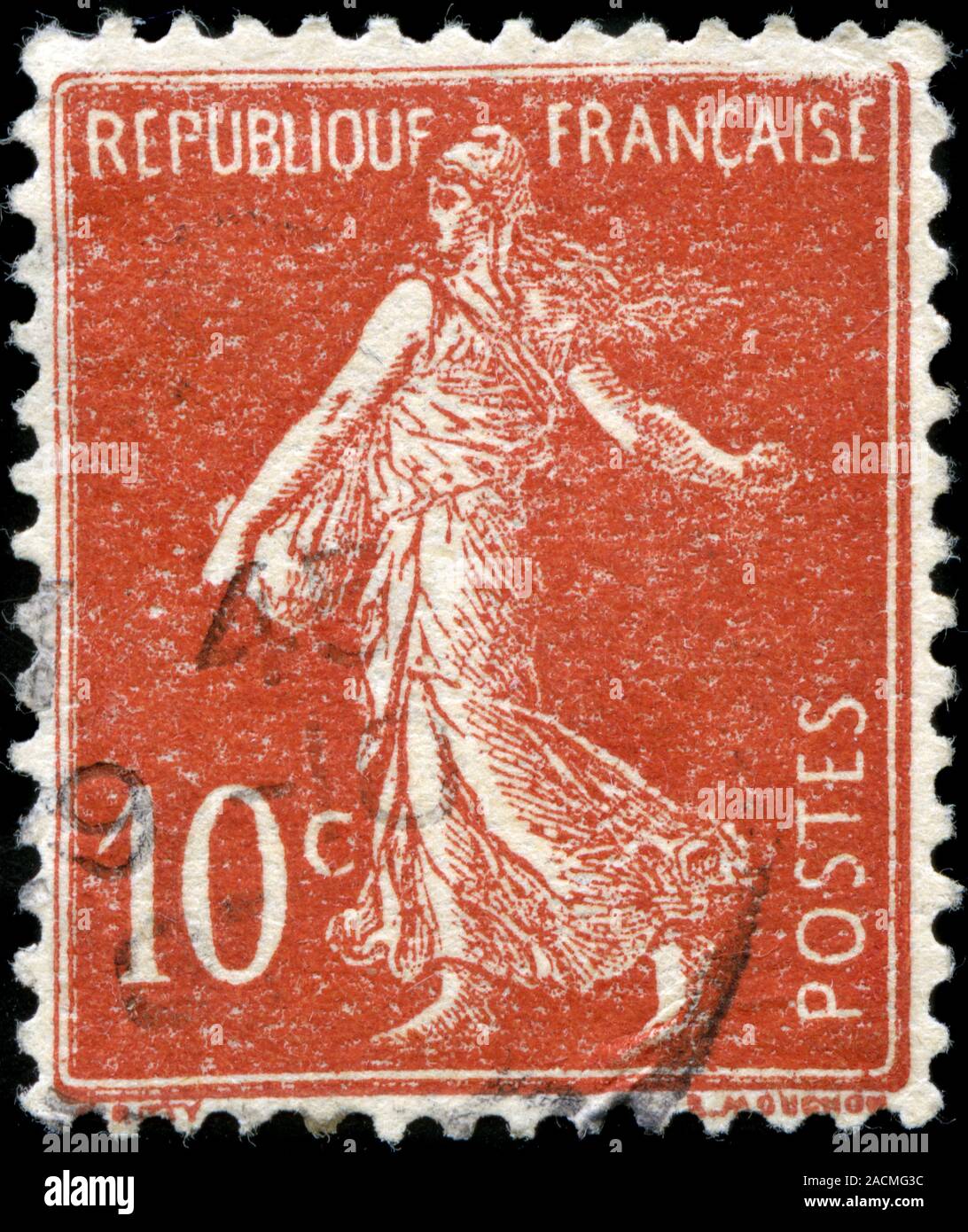 Semeuse Avec Sol Stock Photo - Alamy