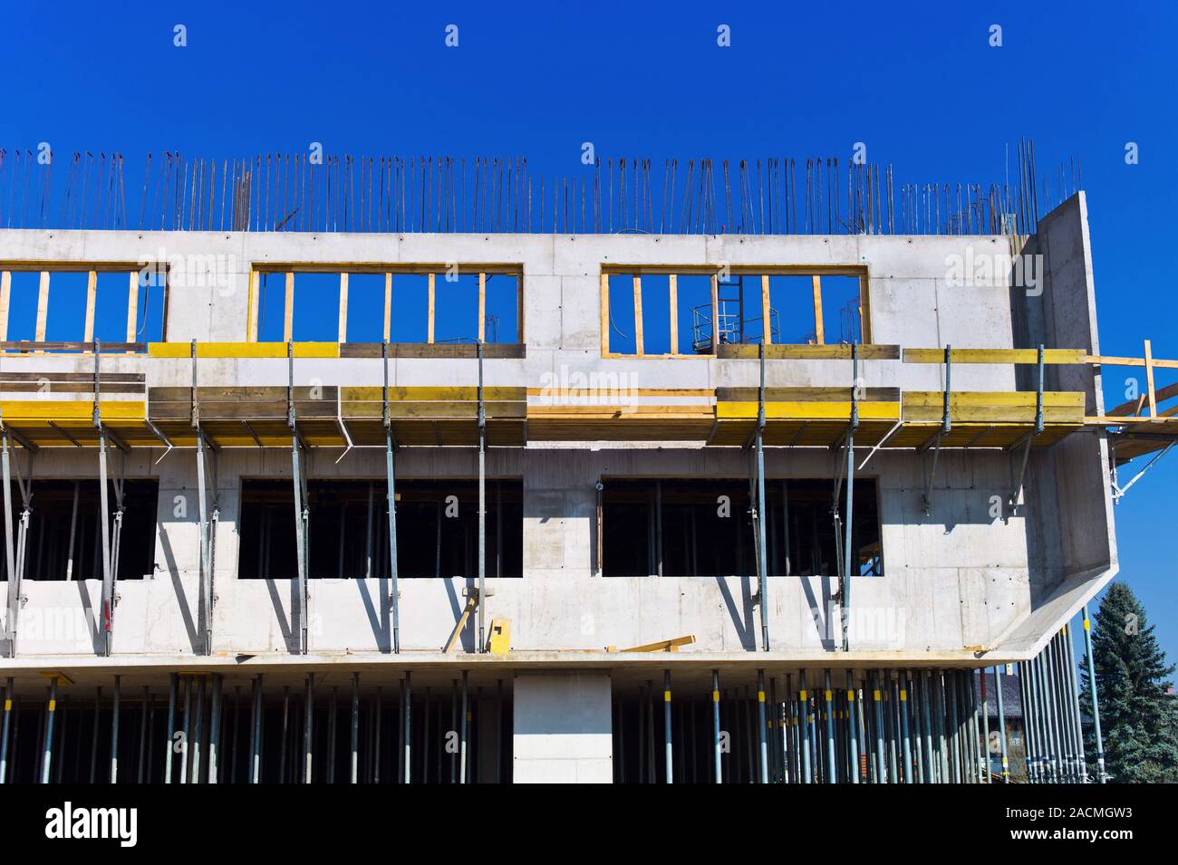 Construction site of an industrial building Stock Photo - Alamy