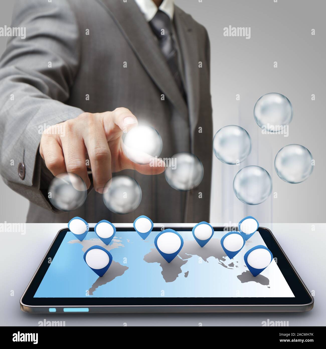 Icon flow chart computer screen hi-res stock photography and images - Alamy