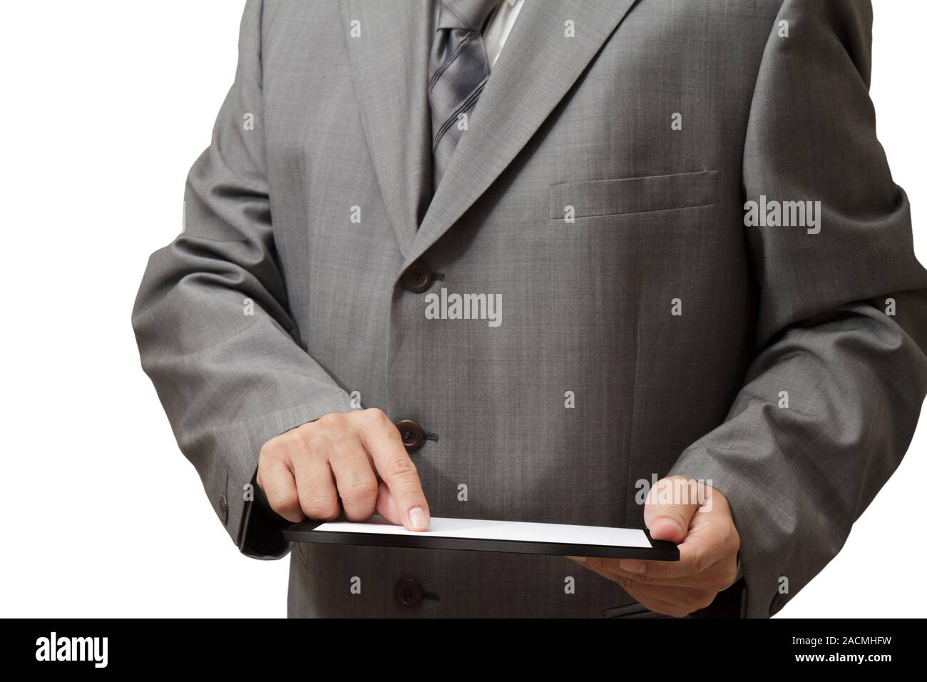 Handsome men using digital hi-res stock photography and images - Alamy