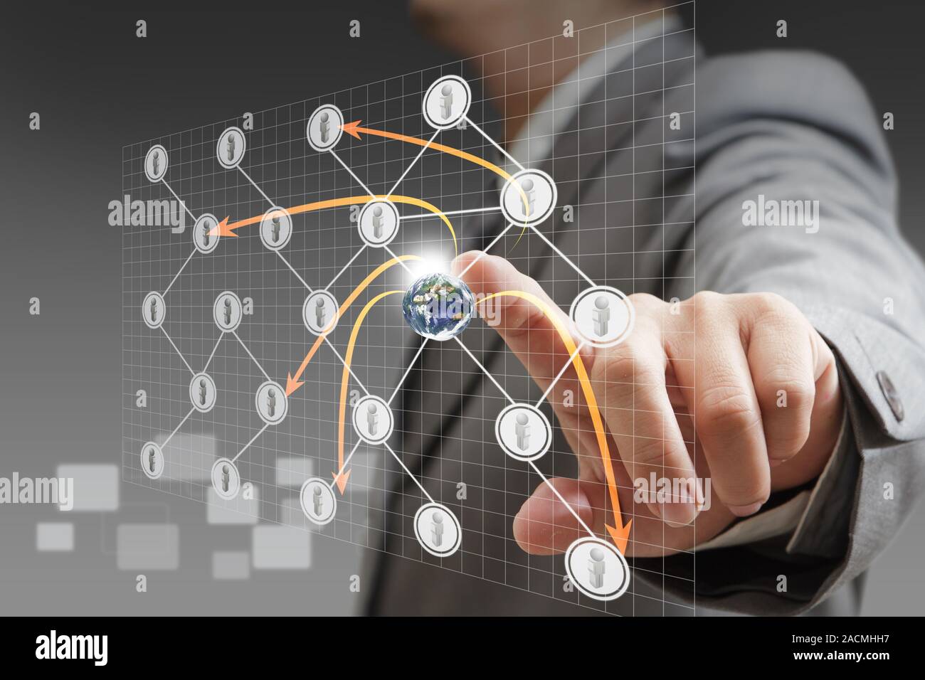social network structure, Elements of this image furnished by NASA ...