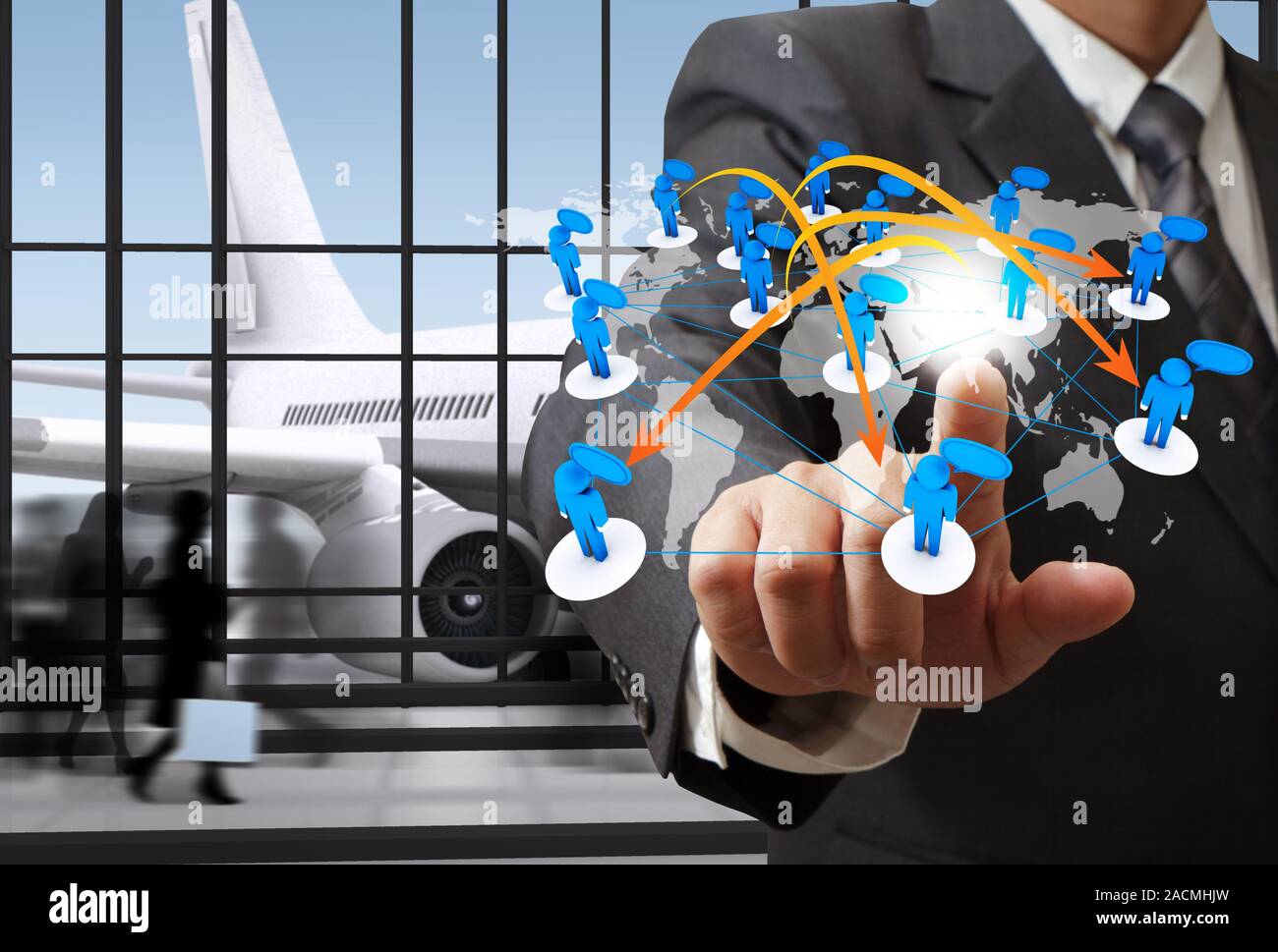 Airport network hi-res stock photography and images - Alamy