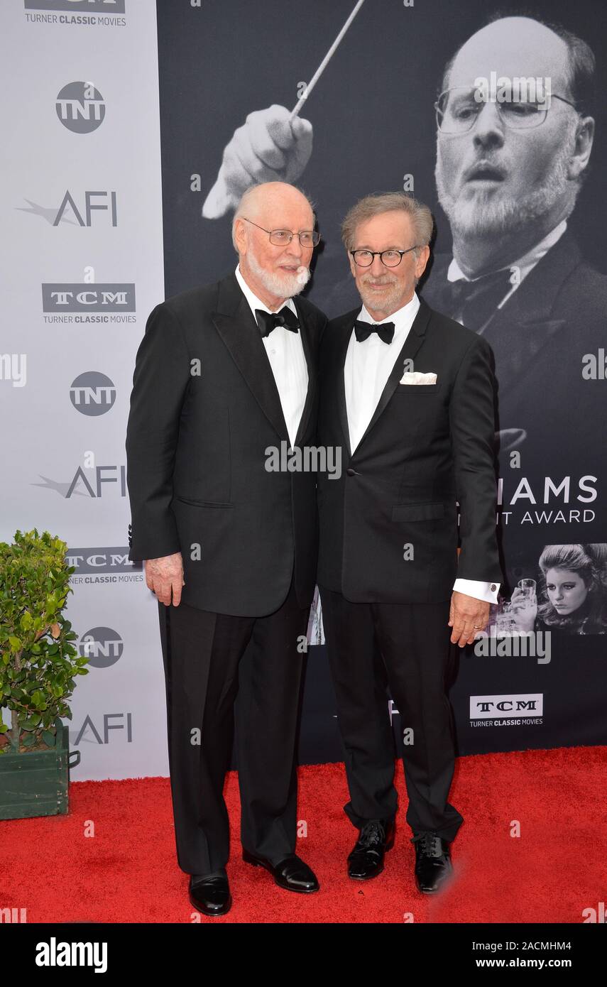 LOS ANGELES, CA. June 9, 2016: Composer John Williams & director Steven ...