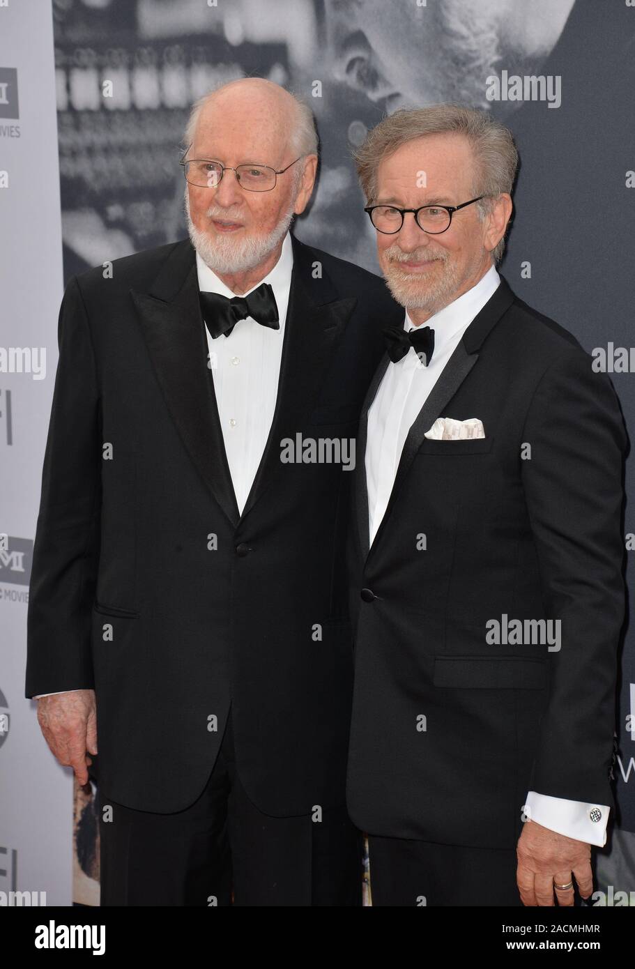 LOS ANGELES, CA. June 9, 2016: Composer John Williams & director Steven ...