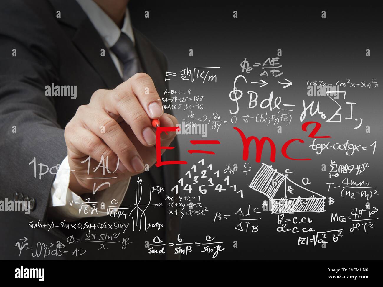 maths and science formula Stock Photo - Alamy