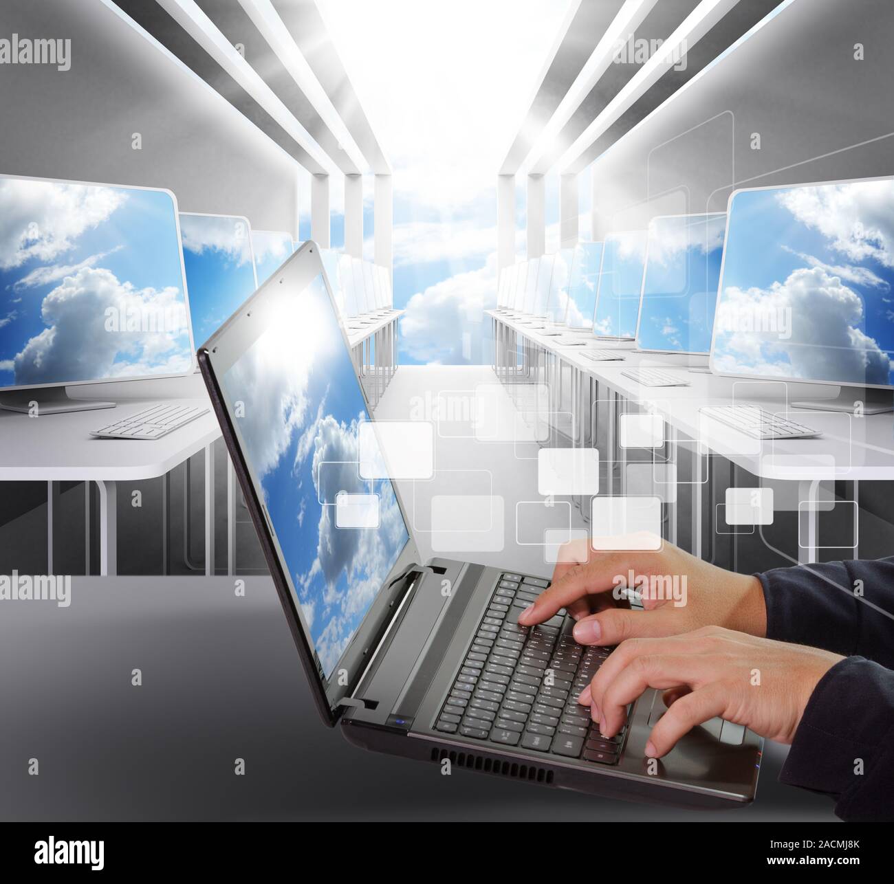 cloud network concept Stock Photo - Alamy