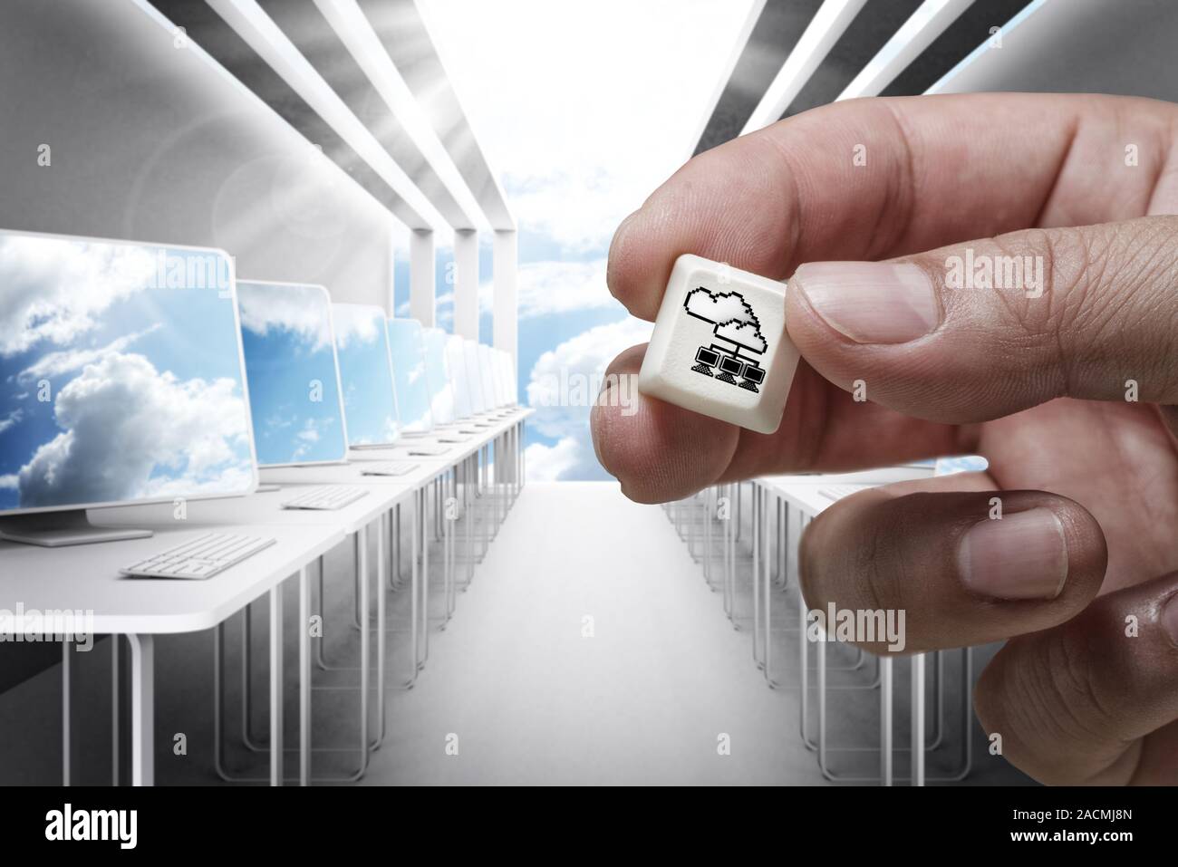 Cloud icon lock 3d hi-res stock photography and images - Alamy
