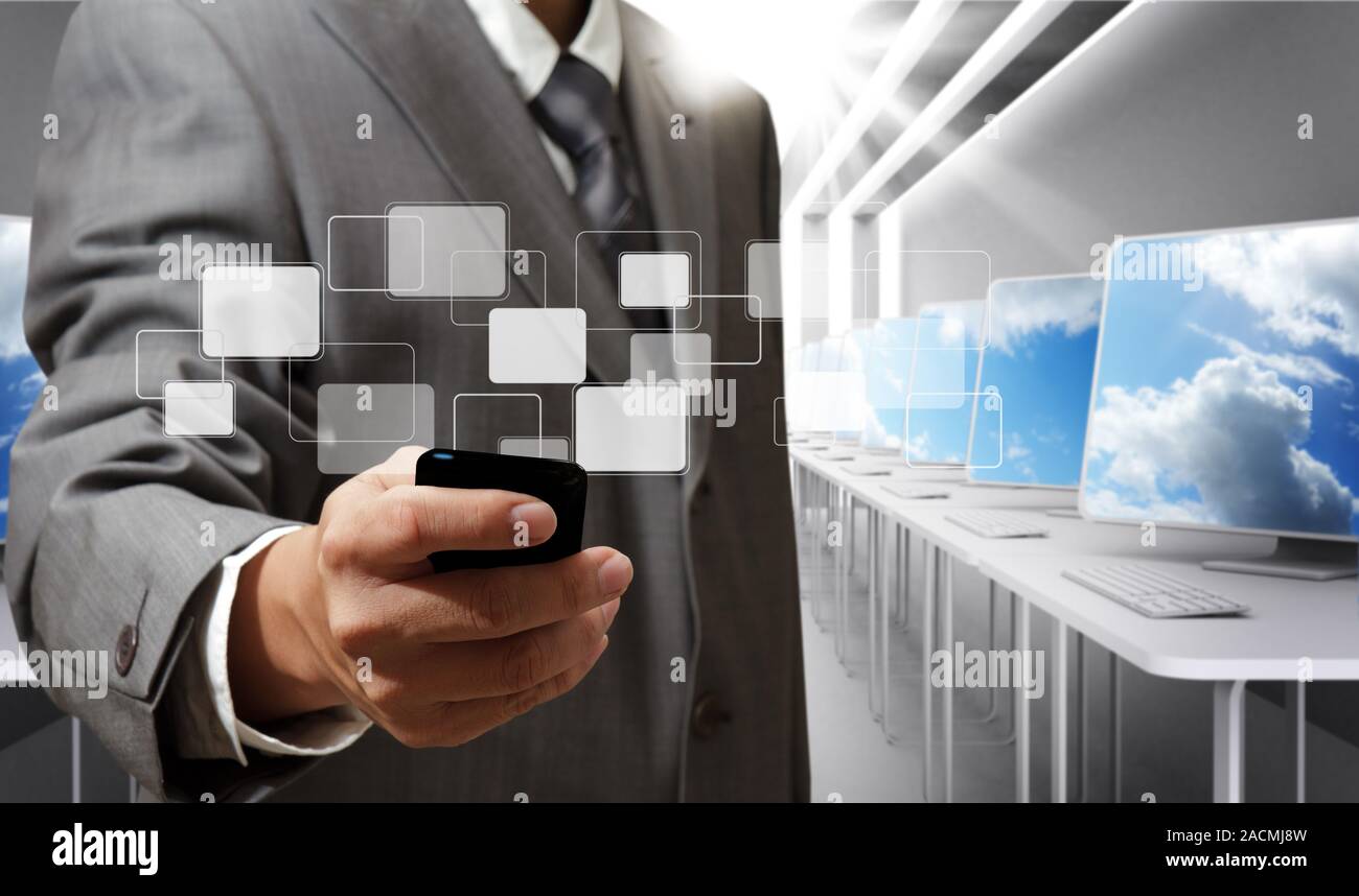 touch screen mobile phone Stock Photo - Alamy