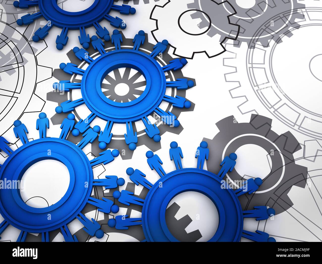 Complex cogs hi-res stock photography and images - Alamy