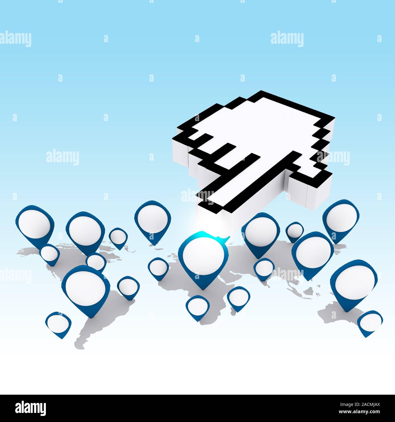 Hand cursor hi-res stock photography and images - Alamy