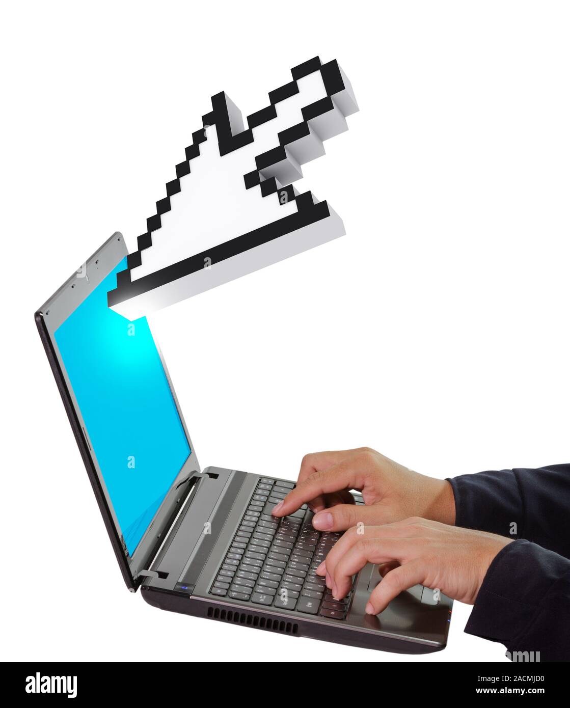 3d cursor hand Stock Photo - Alamy