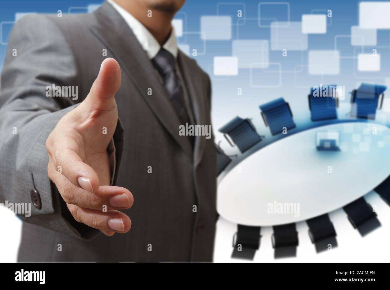 Business man and meeting table background Stock Photo - Alamy