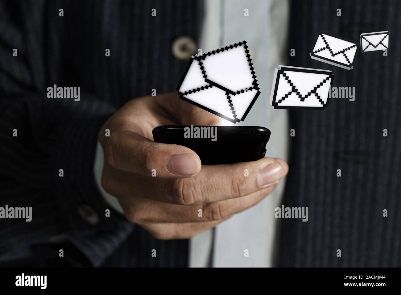 Hand phone icon hi-res stock photography and images - Alamy