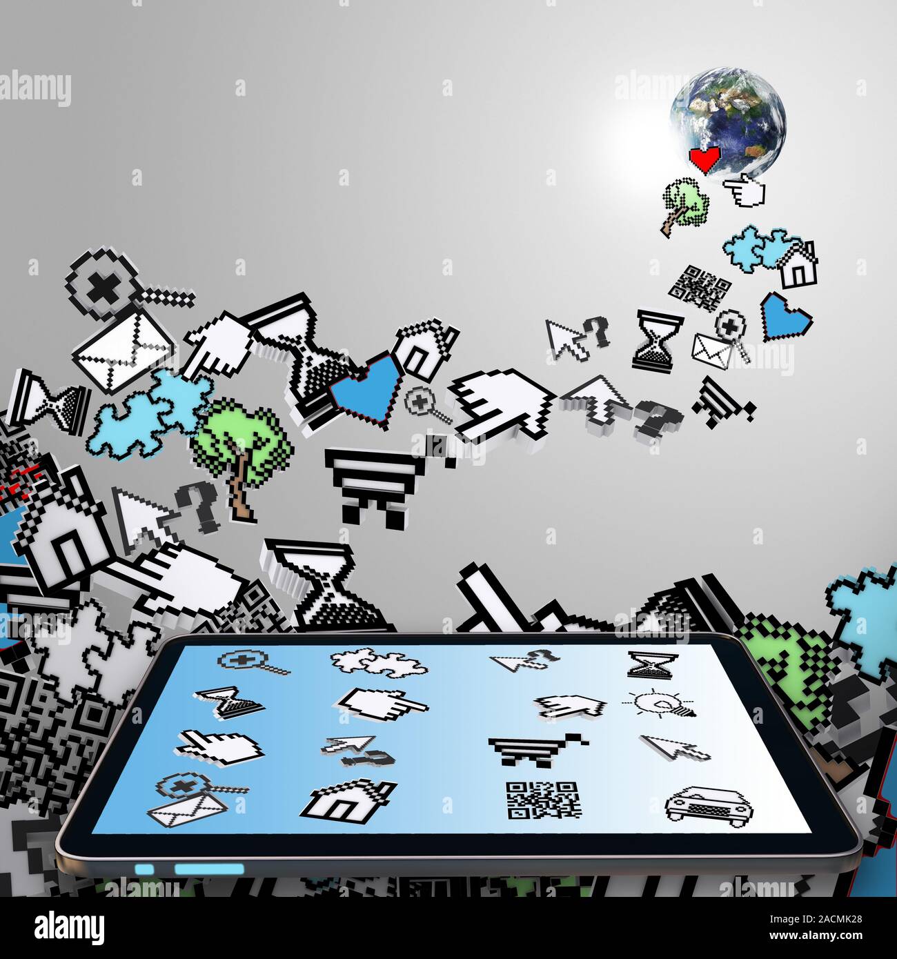 Media concept digitally hi-res stock photography and images - Alamy