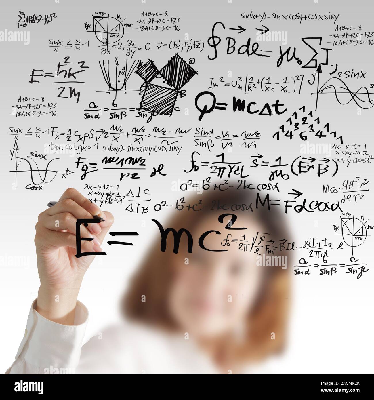 Science formula background drawing hi-res stock photography and images ...