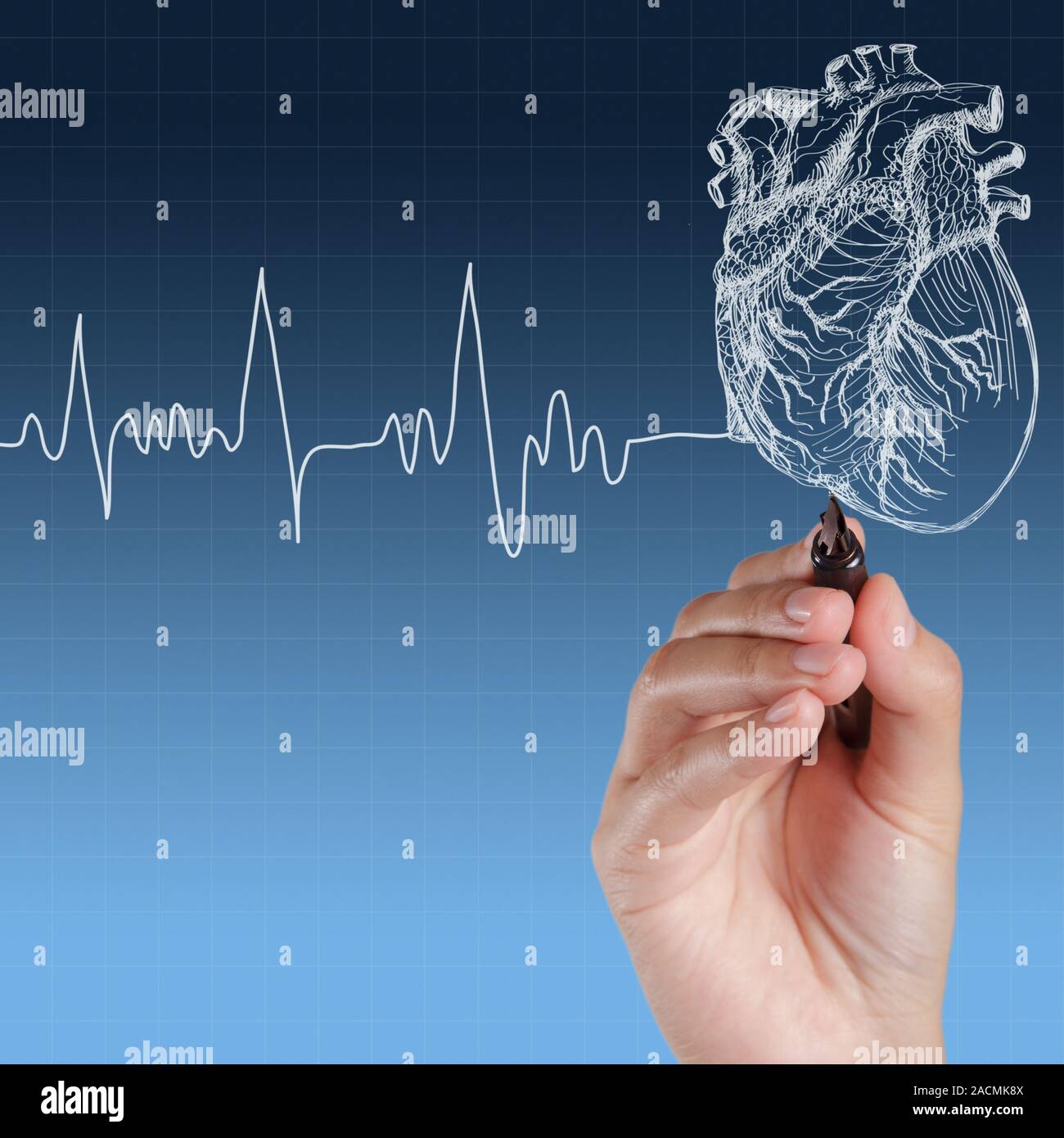 Medicine, Hand drawing Stock Photo - Alamy