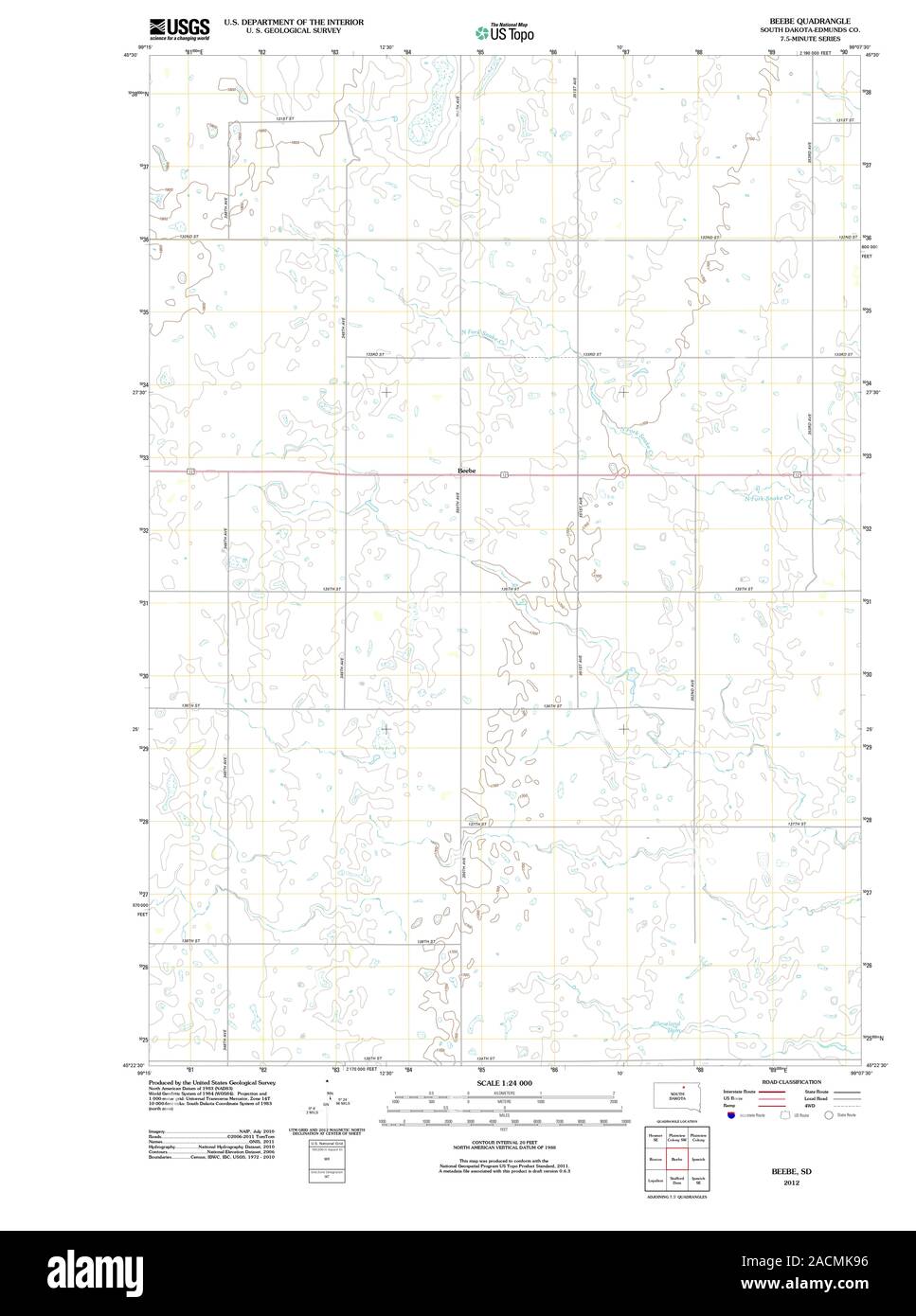 Map of beebe hi-res stock photography and images - Alamy