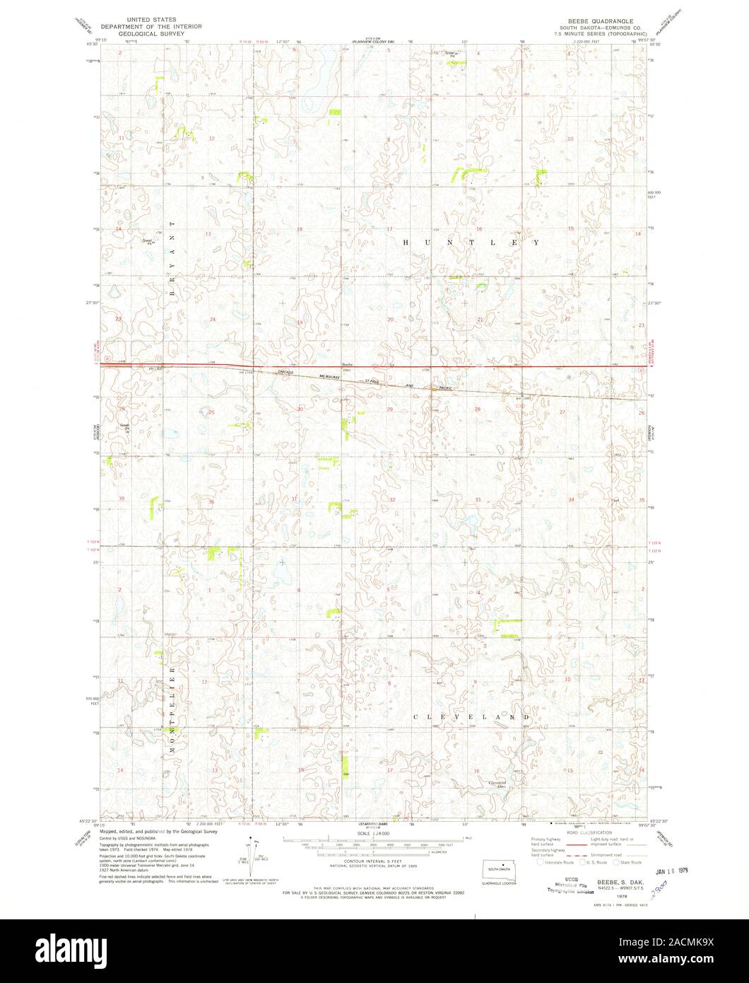 Map of beebe hi-res stock photography and images - Alamy