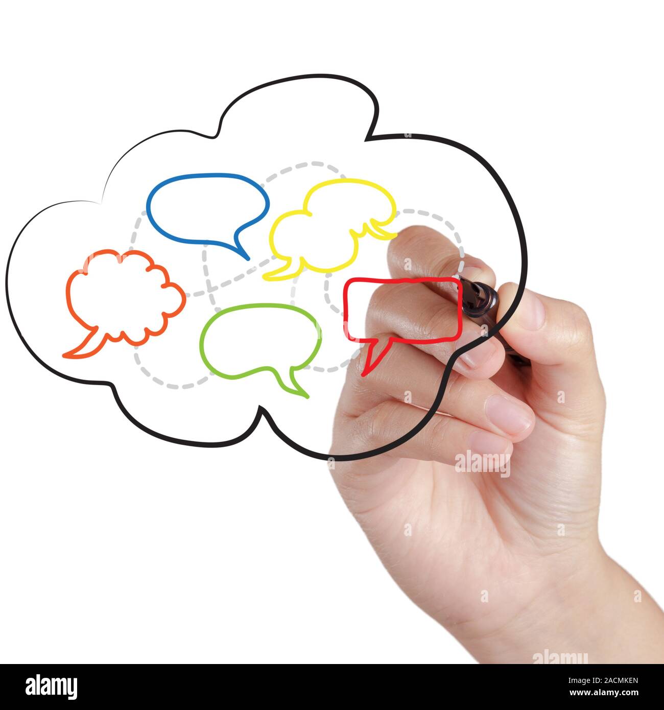 Empty comic burst speech hi-res stock photography and images - Alamy