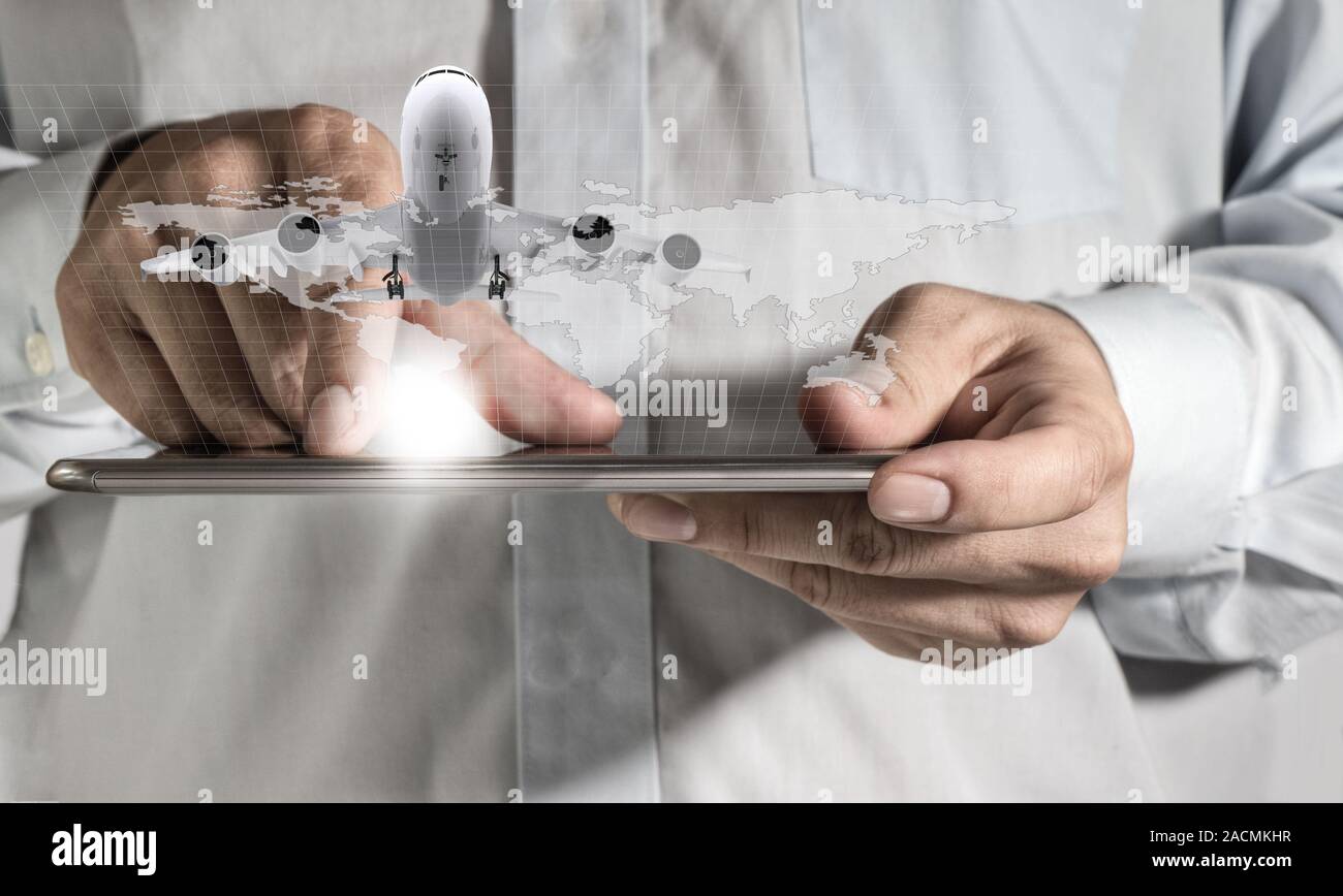 Computer travel map hi-res stock photography and images - Alamy