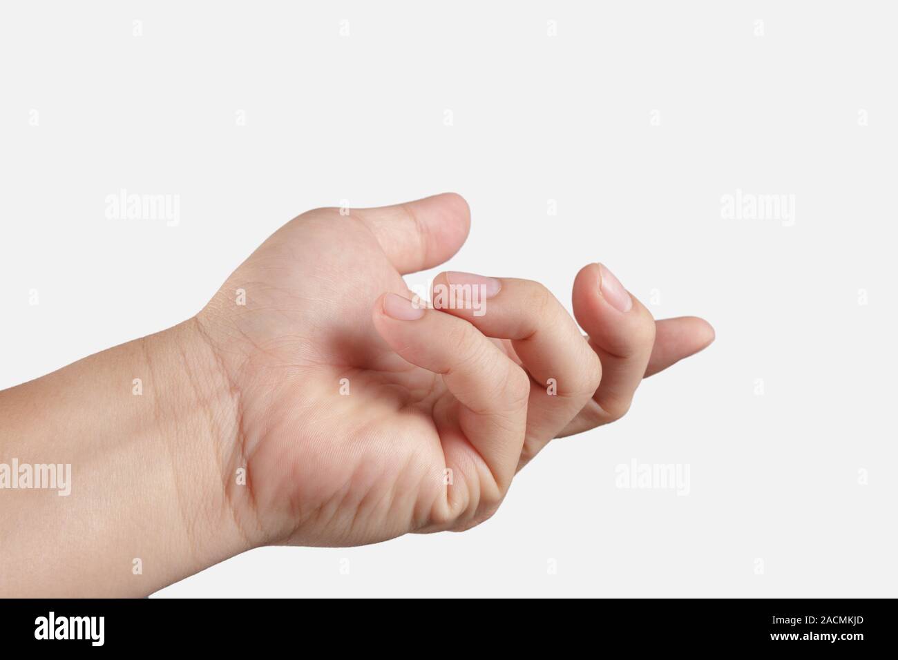 Empty open man hand Stock Photo - Alamy