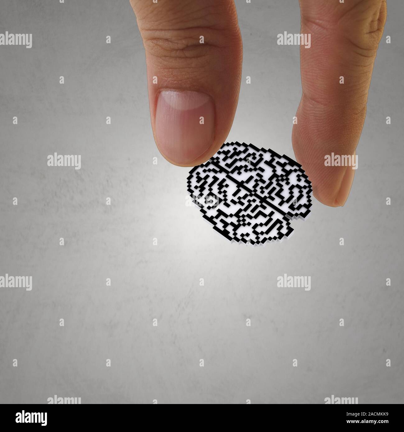 brain sign as medical technology Stock Photo - Alamy