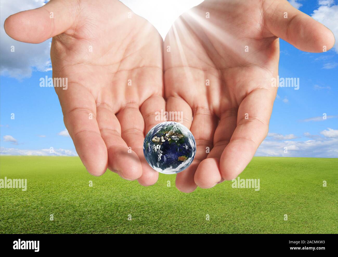Saving earth hi-res stock photography and images - Alamy