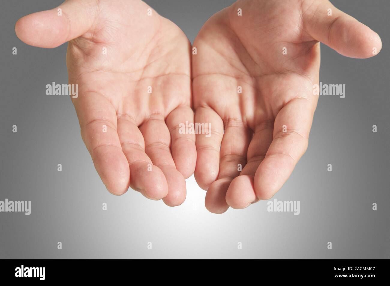 open blank hand Stock Photo - Alamy