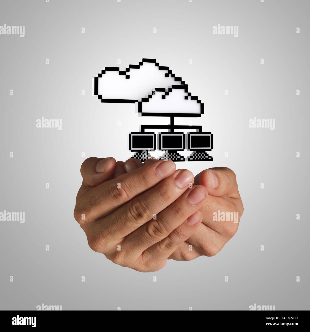 Open sign digital blue hi-res stock photography and images - Alamy