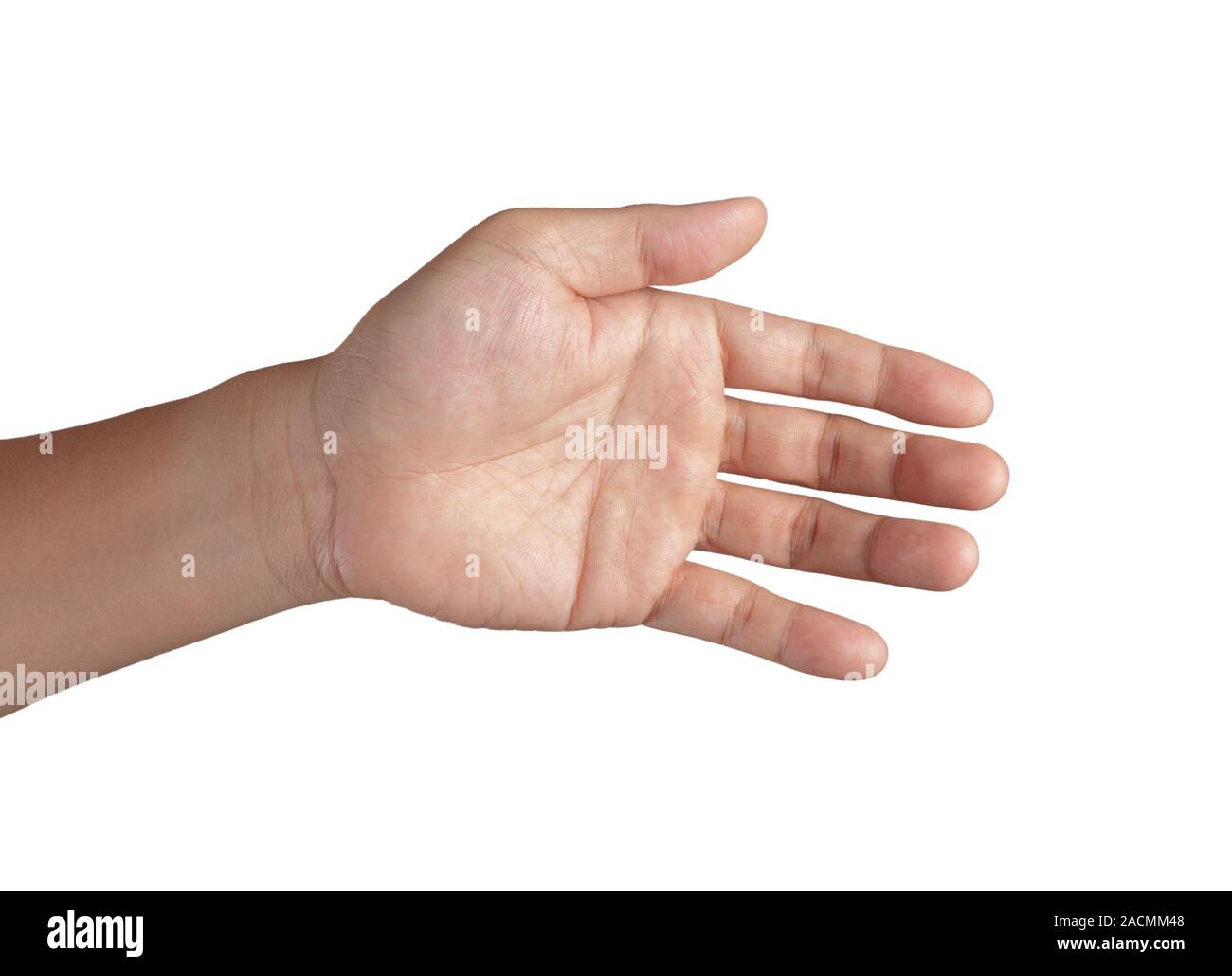 Open hand showing five fingers hi-res stock photography and images - Alamy