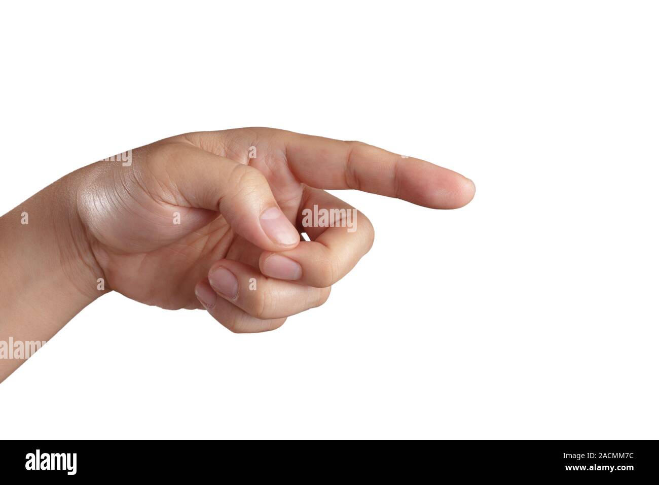 Pointing hand cutout hi-res stock photography and images - Alamy