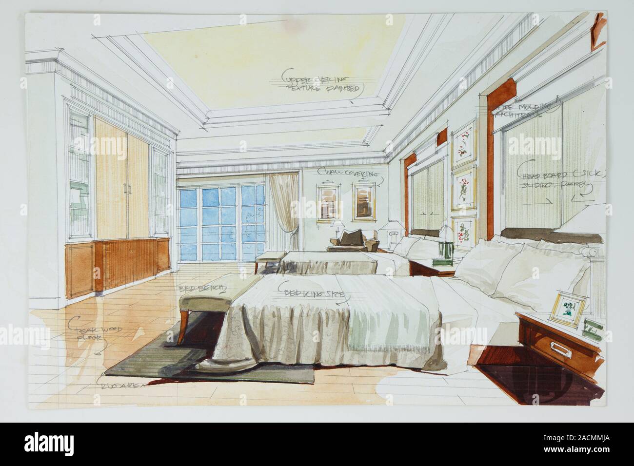Interior sketch hi-res stock photography and images - Alamy