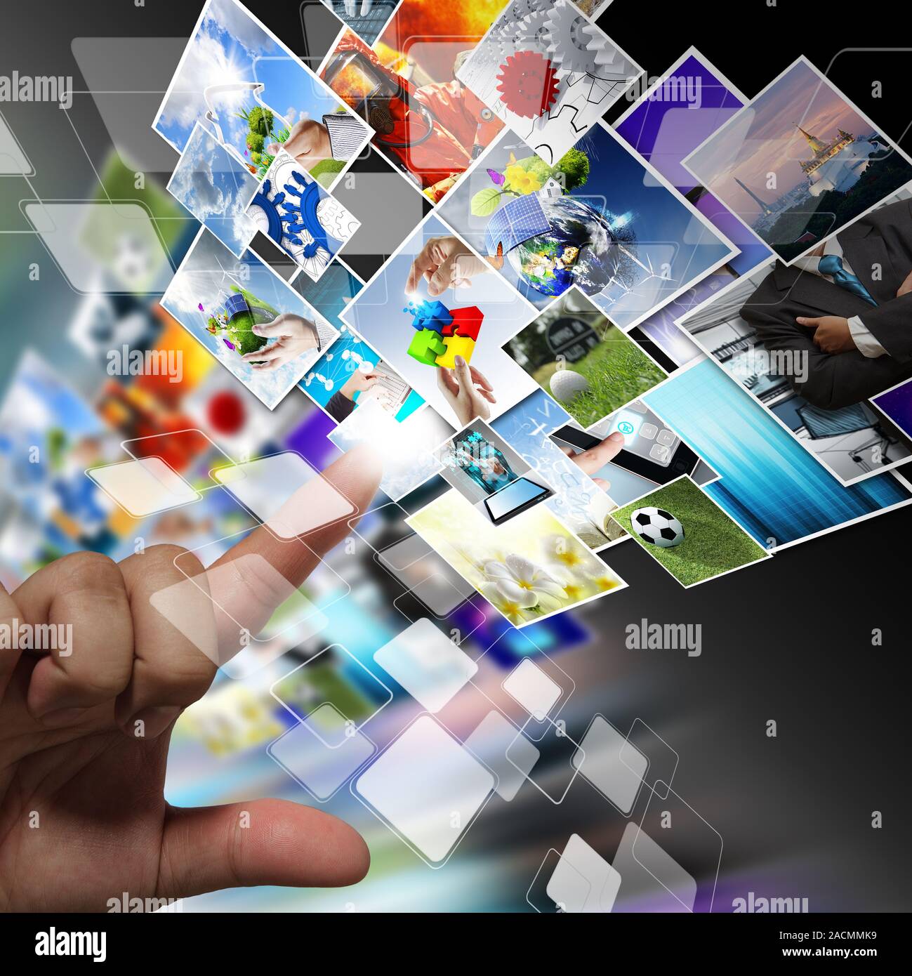 streaming images as internet concept Stock Photo - Alamy