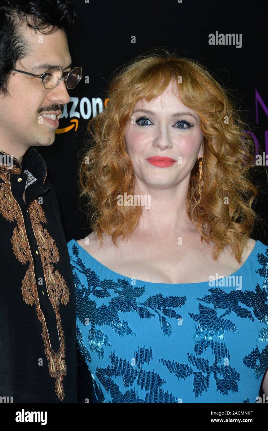 LOS ANGELES, CA. June 14, 2016: Actress Christina Hendricks & husband ...