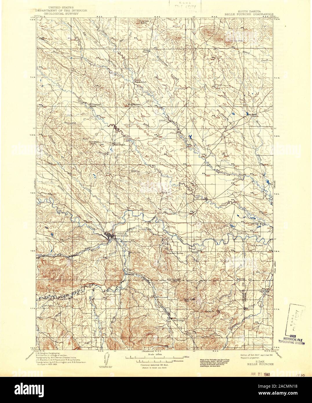 Belle fourche map hi-res stock photography and images - Alamy Belle fourche map hi-res stock photography and images - Alamy