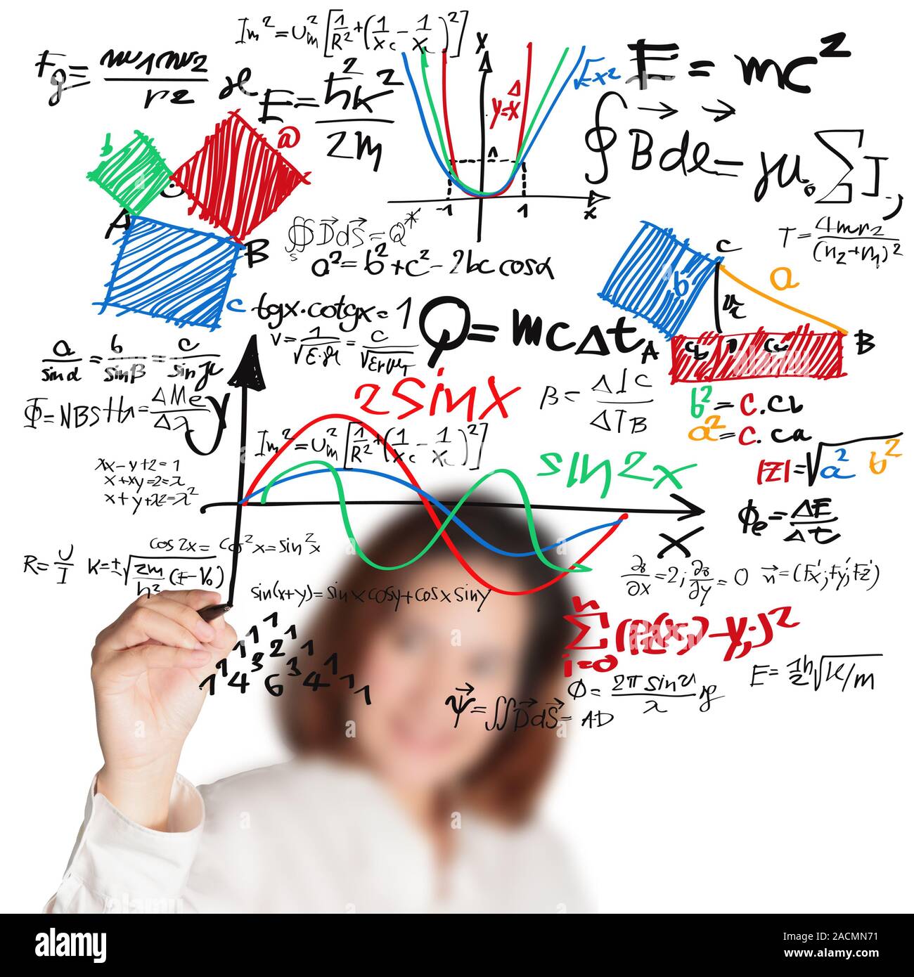 Science formula background drawing hi-res stock photography and images ...