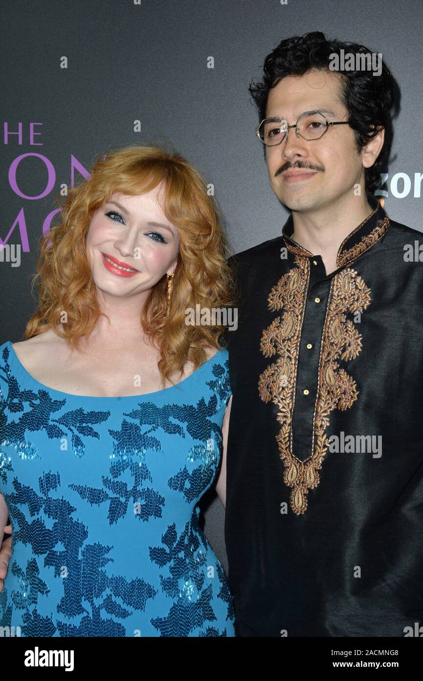 LOS ANGELES, CA. June 14, 2016: Actress Christina Hendricks & husband ...