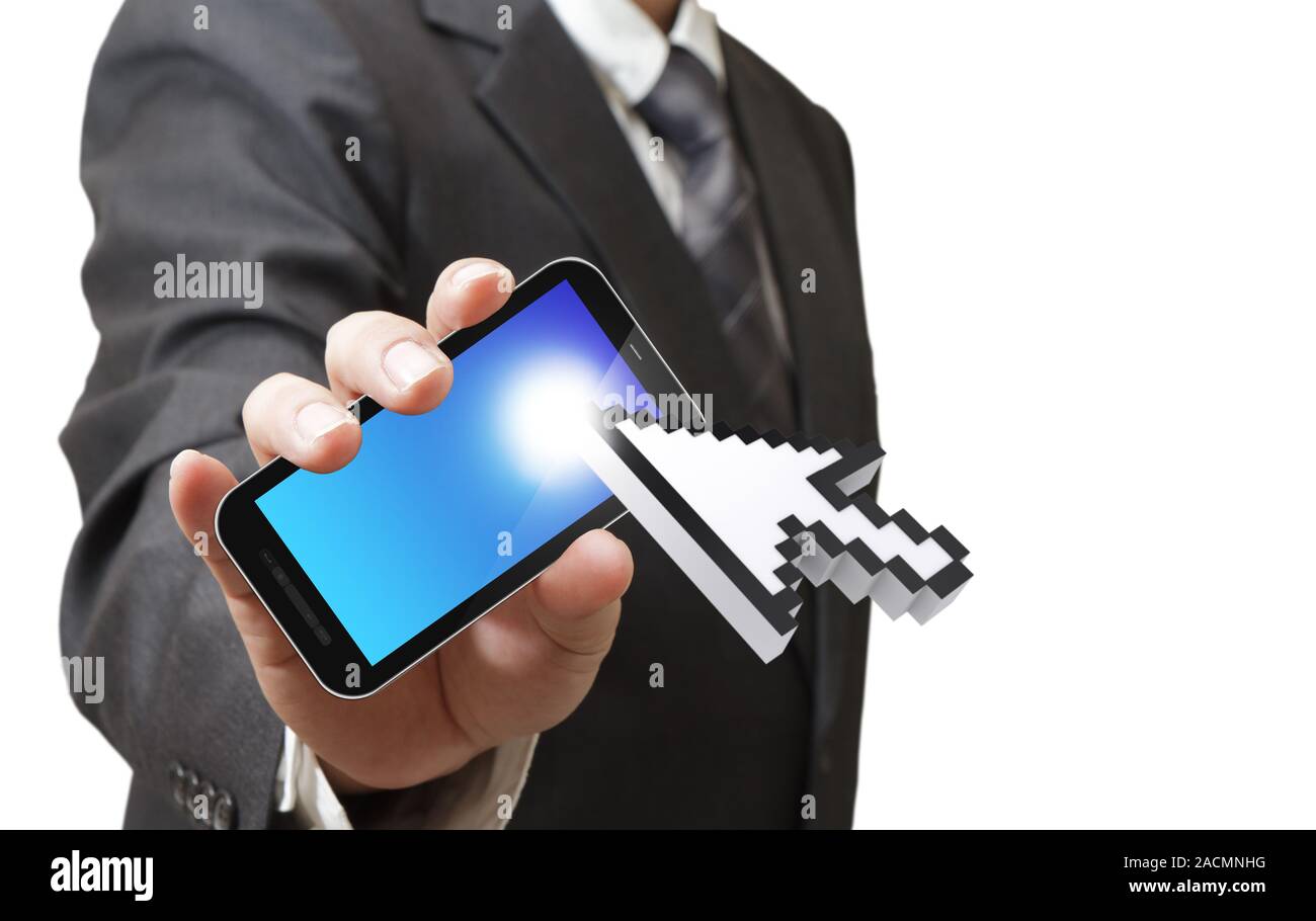 Touch screen mobile phone Stock Photo - Alamy