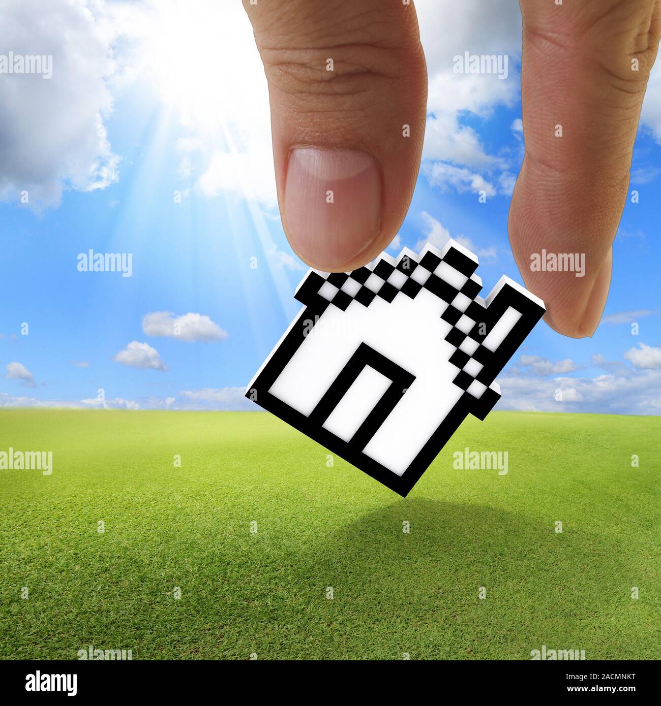 House pixel art hi-res stock photography and images - Alamy