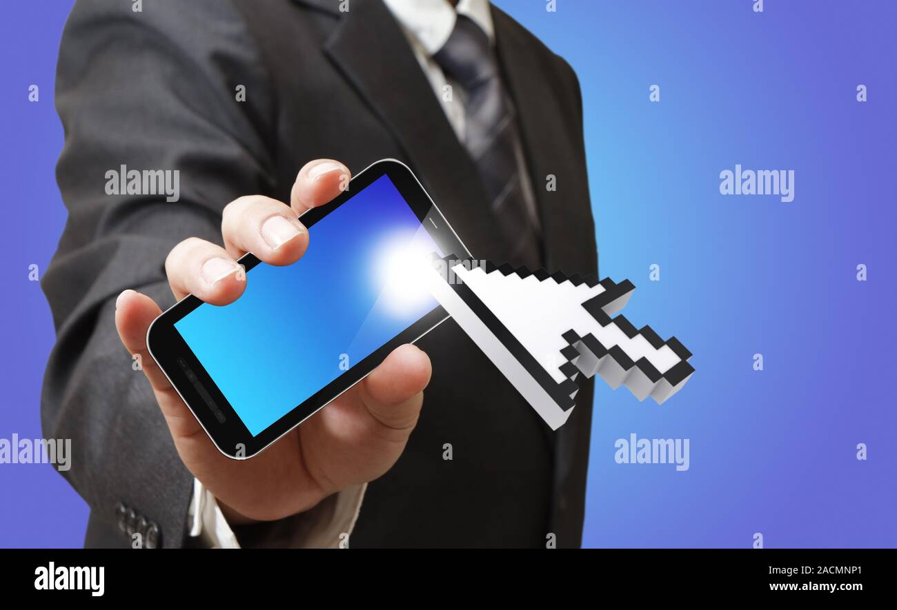 Touch screen mobile phone Stock Photo - Alamy
