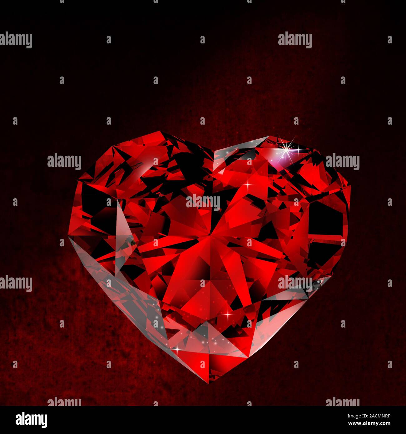 3d diamond heart shape hi-res stock photography and images - Alamy