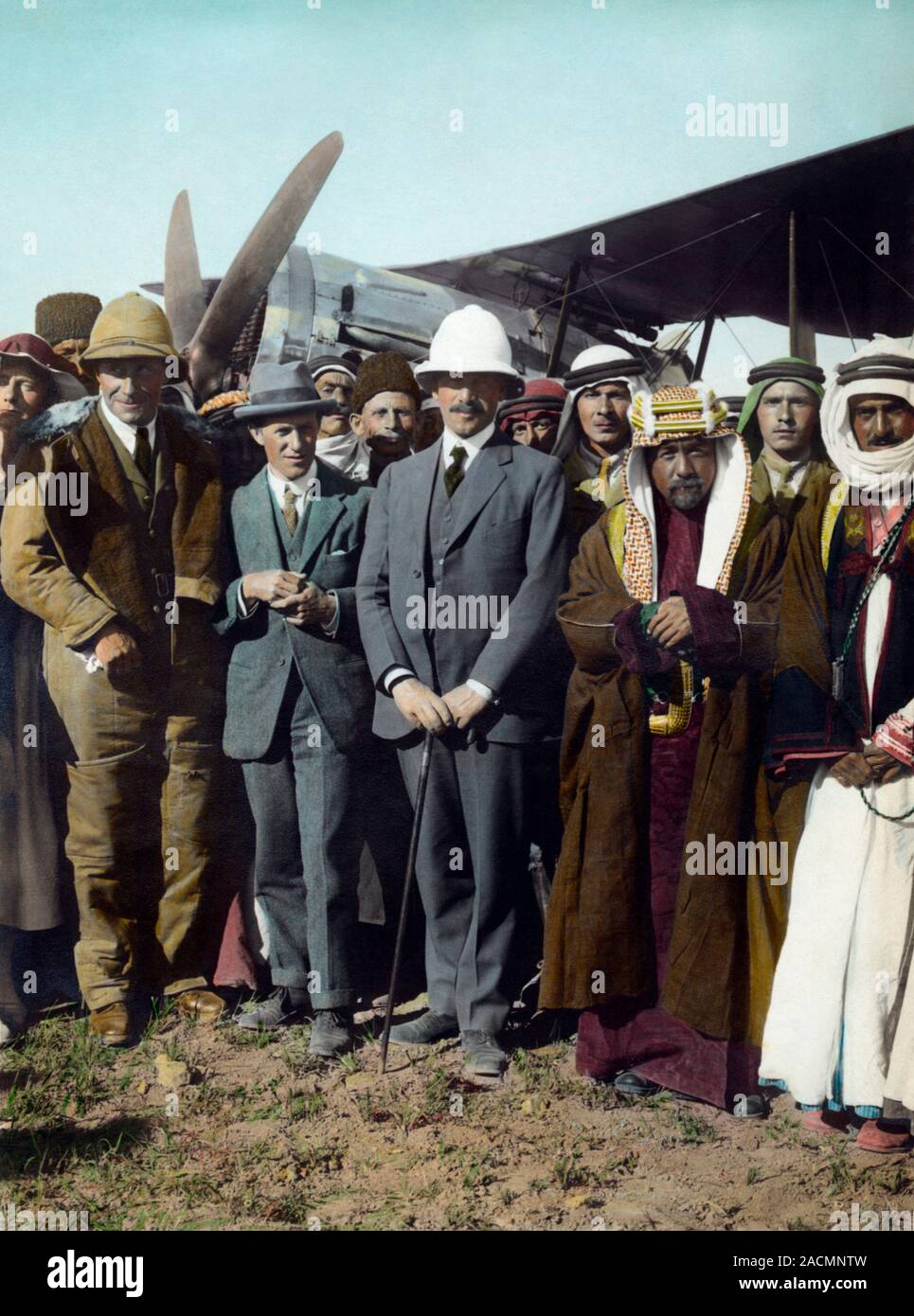 Establishment of Transjordan. British and Jordanian officials, on 17 ...