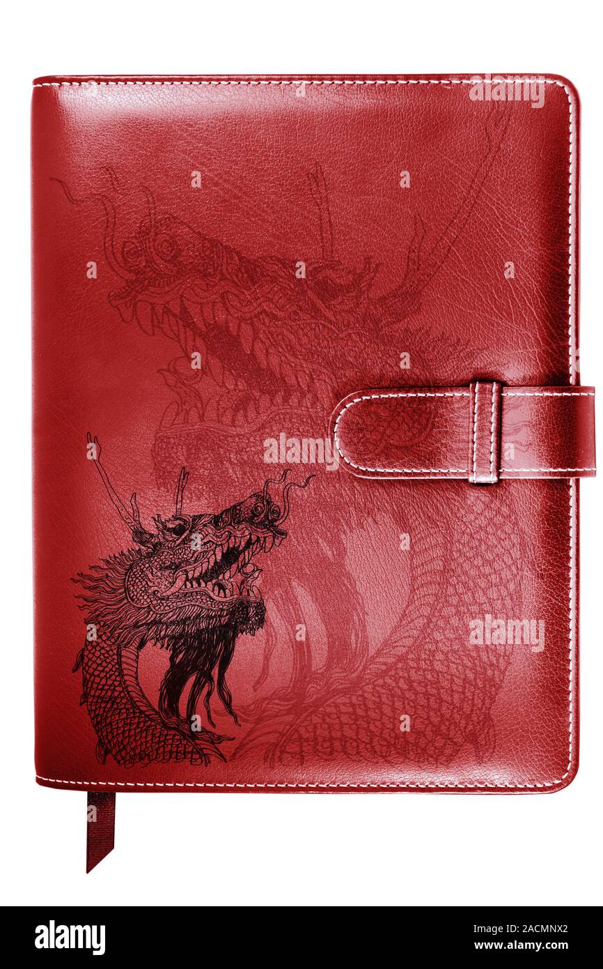 Red note book hi-res stock photography and images - Alamy