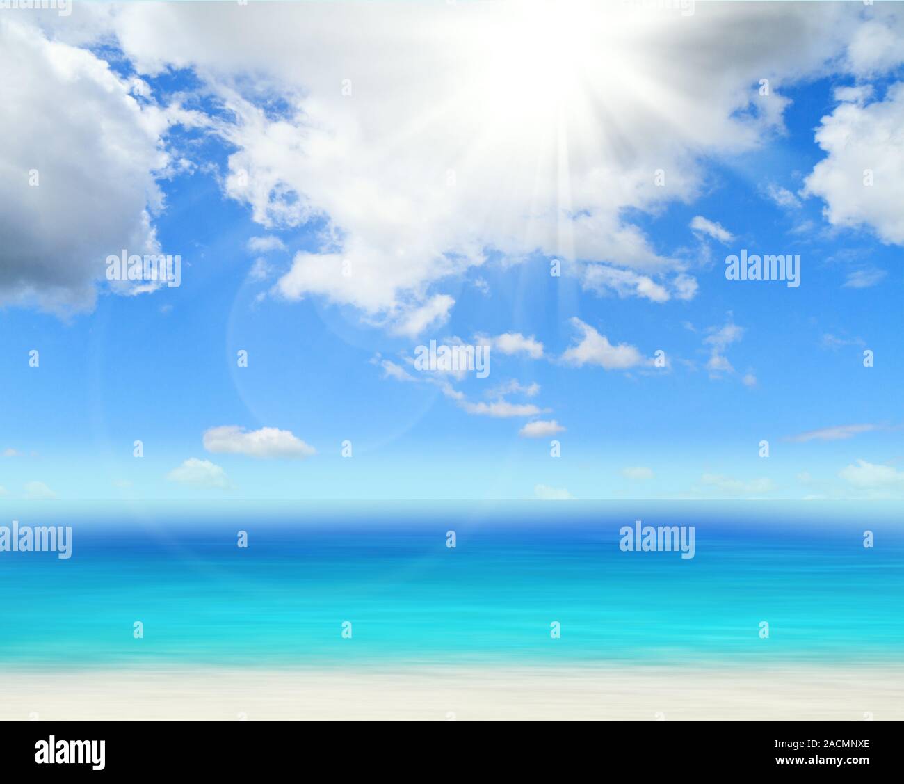 ocean and perfect sky Stock Photo - Alamy