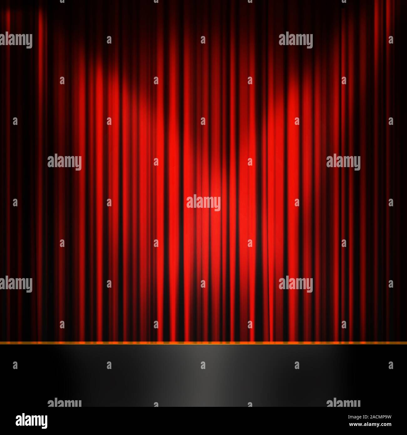 Red curtain fade dark hi-res stock photography and images - Alamy