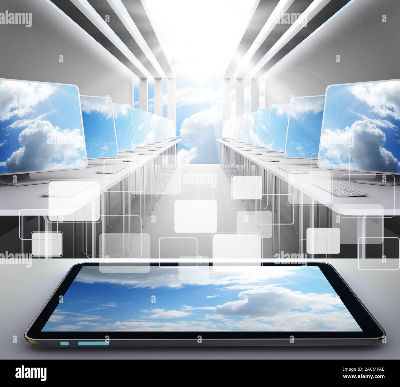 cloud network concept Stock Photo - Alamy